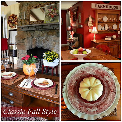Cottage Style Fall Decor - Exquisitely Unremarkable