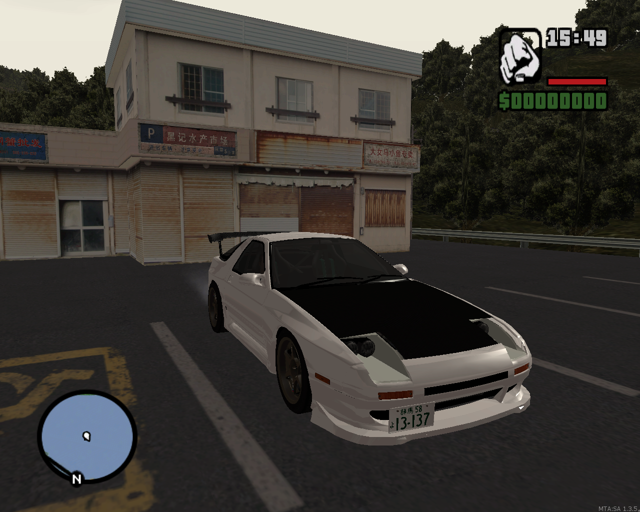 Yokota Workshop: Ryosuke FC3s from Initial D Fifth Stage GTA SA