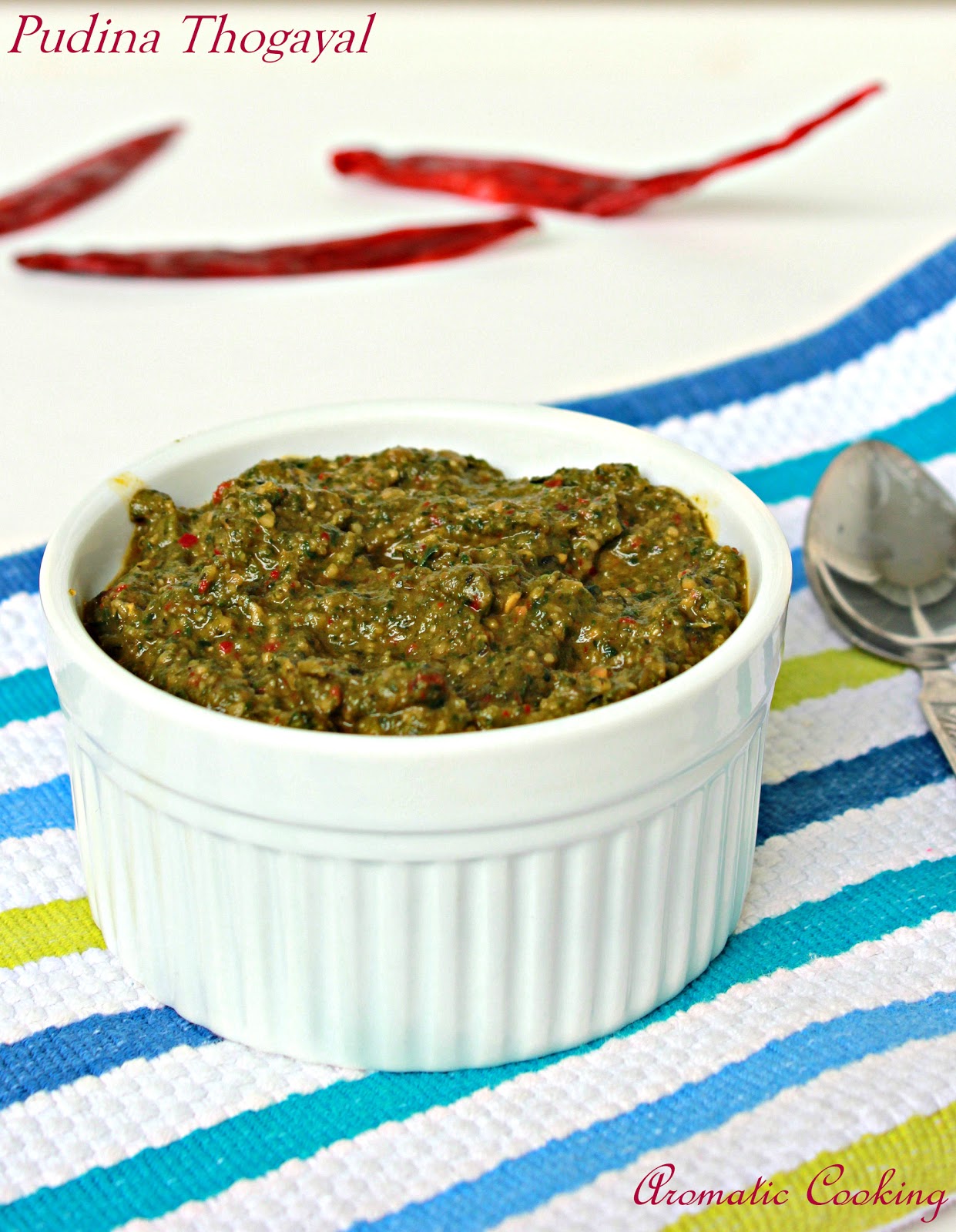 Aromatic Cooking: Pudina Thogayal (Mint Chutney)
