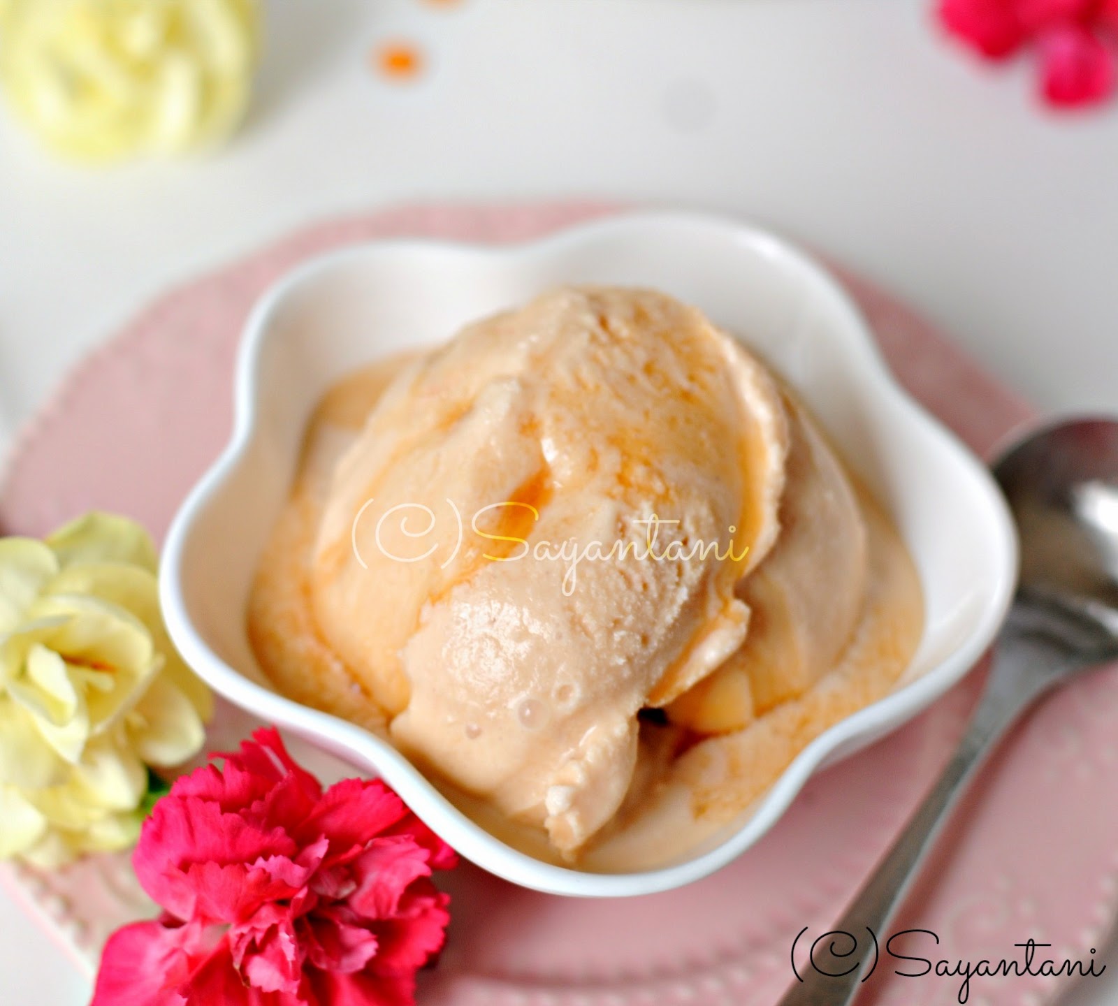 Nolen Gurer Ice Cream (Eggless Ice Cream with Date Palm Jaggery) - A ...
