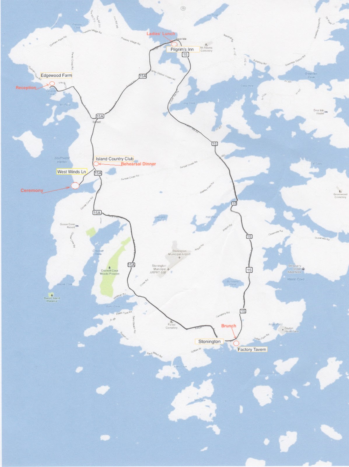 Little Deer Isle Maine Map - United States Map
