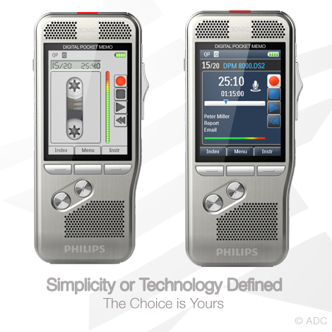 About Digital Dictation: Philips Announces New DPM -8000 Digital ...