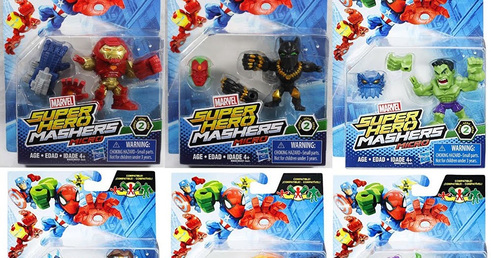 Marvel Super Hero Mashers Micro Series 2 Mini Figures 6 Pack – The ...