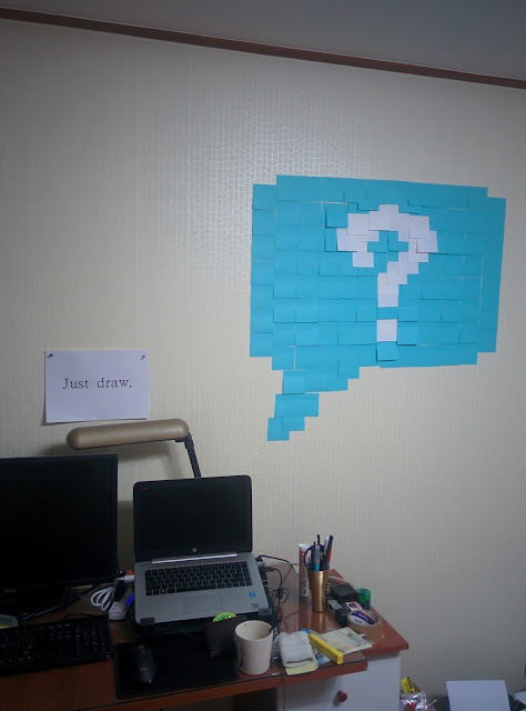 [design] My room design (feat. Post-it) - Nightbird`s Atelier