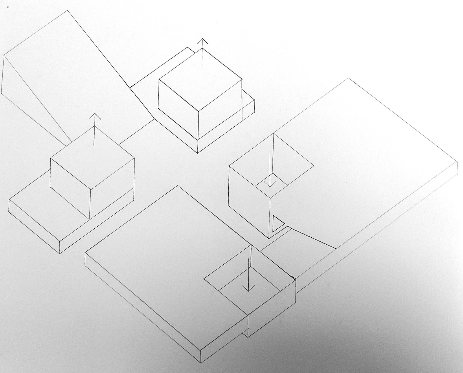 Cinépolis & Architecture: Final - concept drawdle, axon diagram