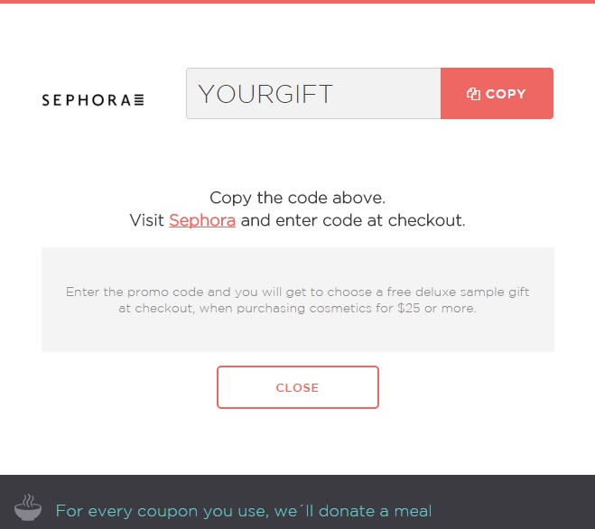 Save Money at 1600+ stores and Give back to those in need.