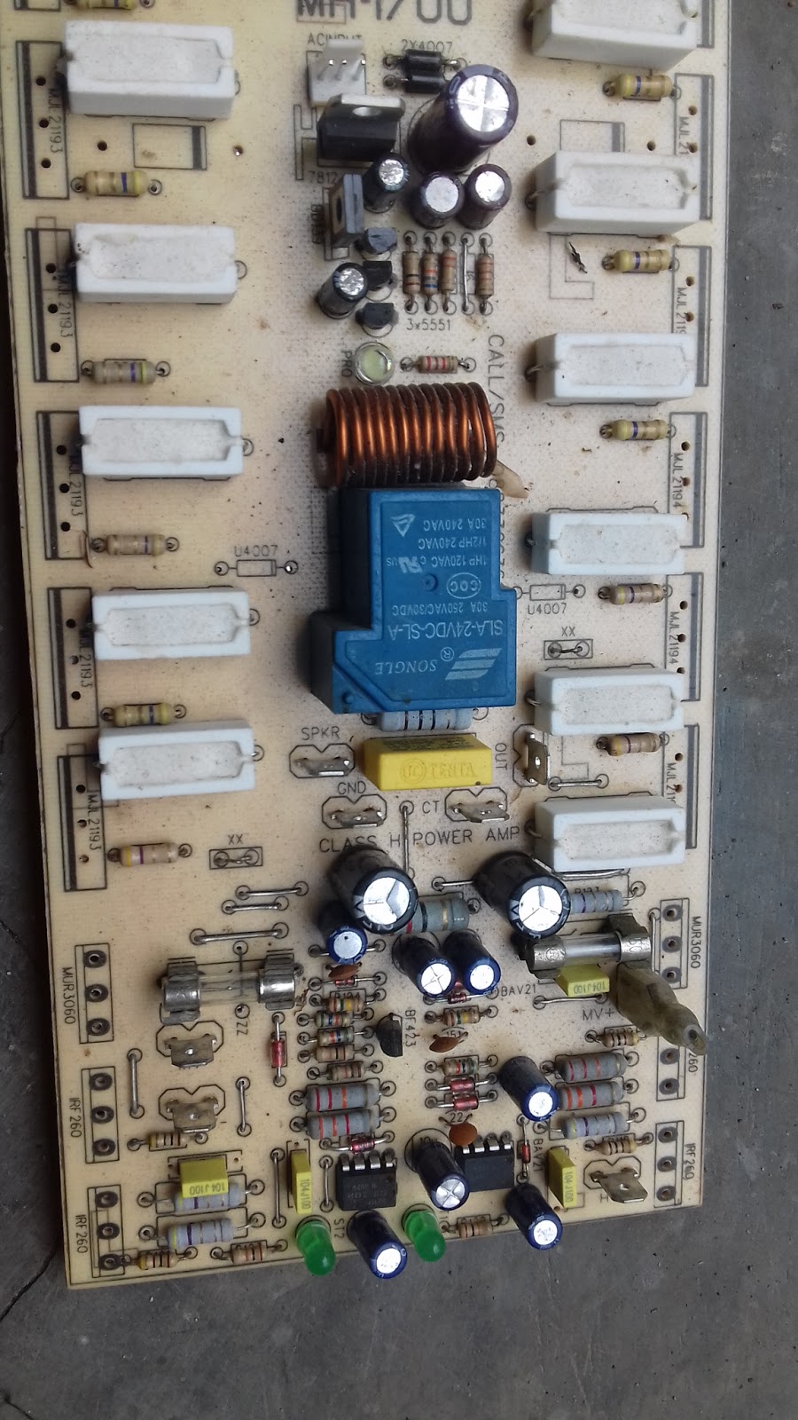 DK Tech PCB Audio Power AMPLIFIER: MH 1700