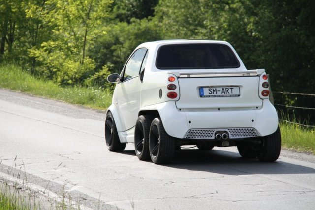 Garage Car: 6-wheel Smart Fortwo 450 Pickup