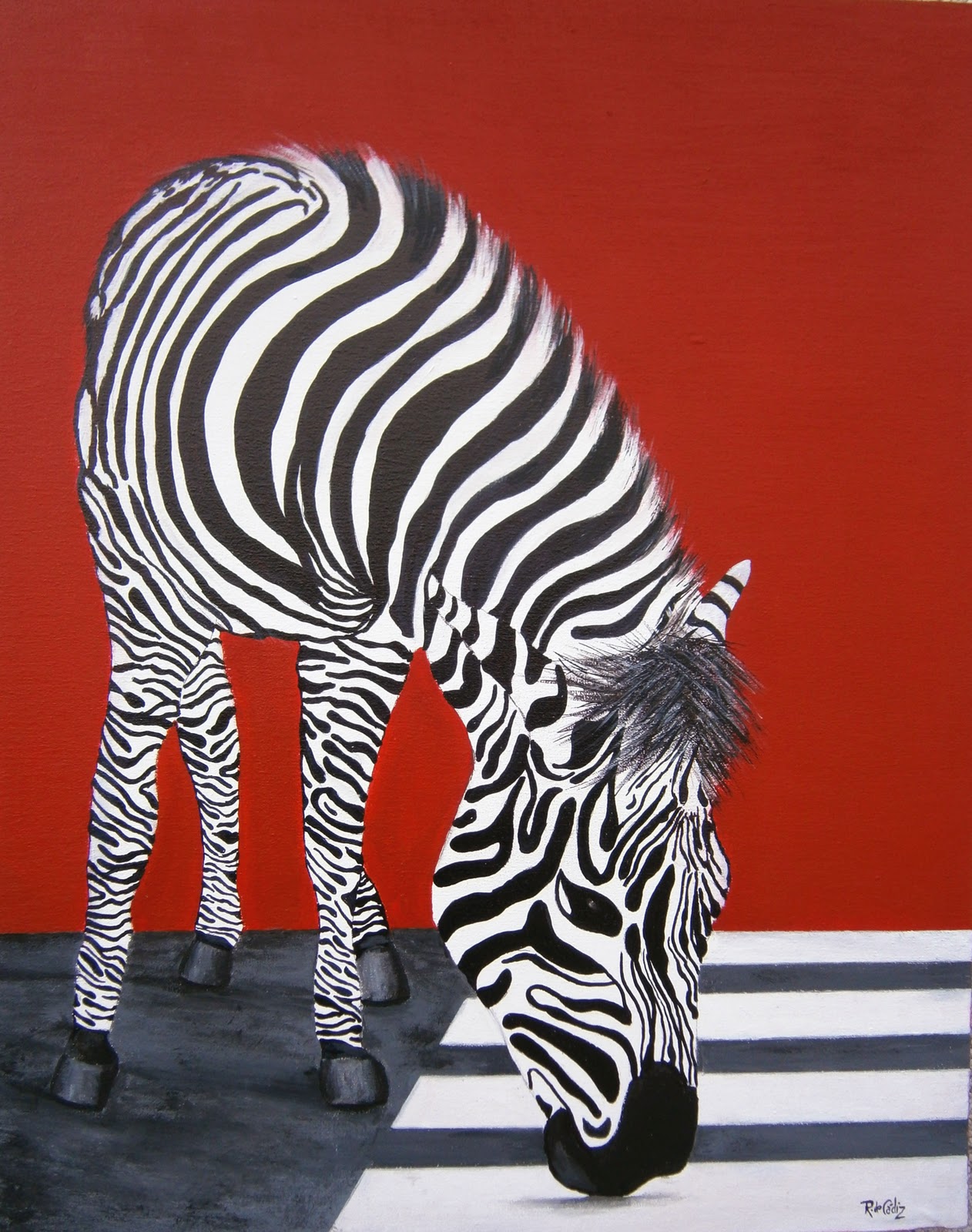 Cuadros de cebra - Imagui