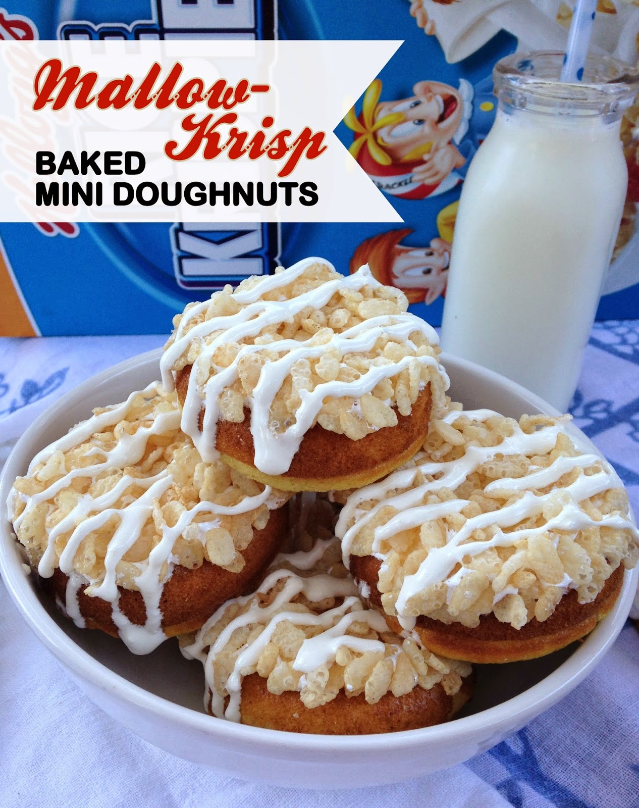 Recipe ~ Mallow-Krisp Baked Mini Donuts