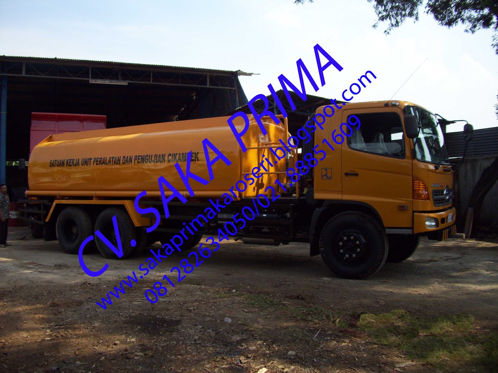 CV. SAKA PRIMA (KAROSERI): HARGA TRUCK TANGKI AIR 10000 liter, 5000 ...