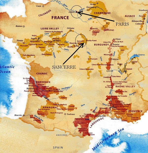 Percorsi di Vino: Les vins de Sancerre...pour moi