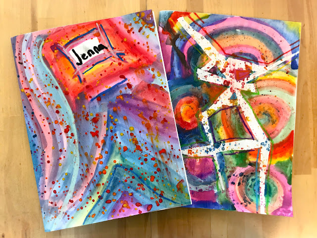 Paintbrush Rocket: 5th & 6th Grade Core Art Sketchbooks!