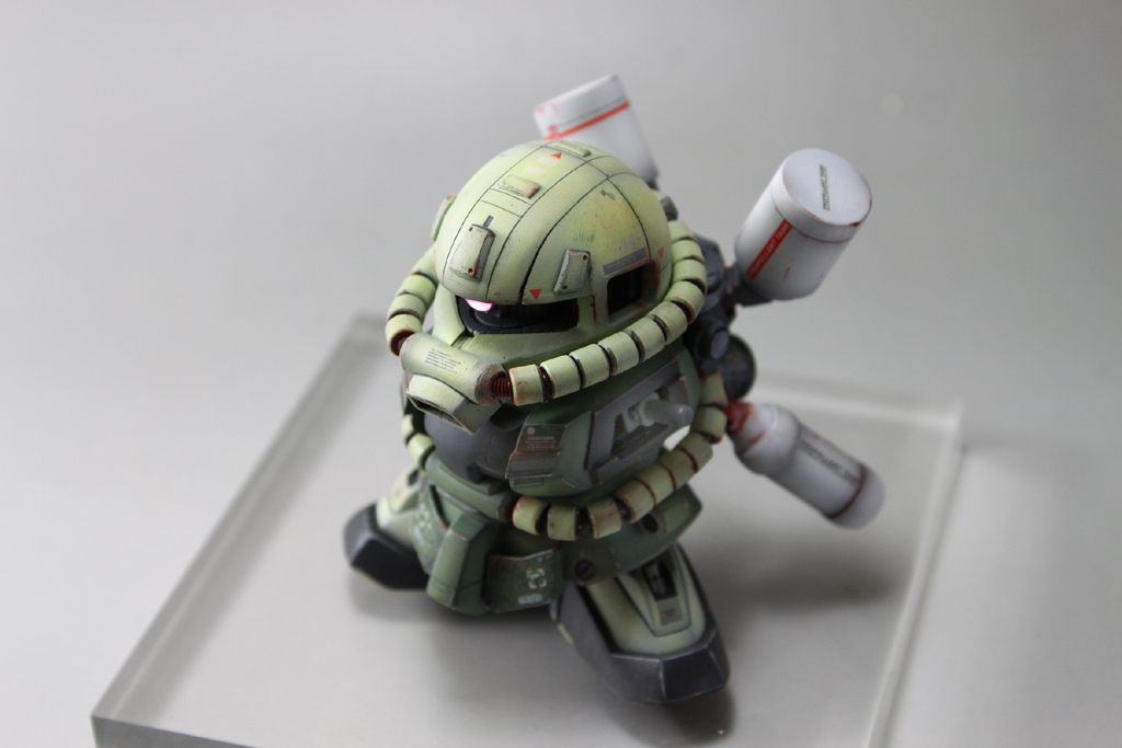 Custom Build: SD Zaku II Super Back Pack