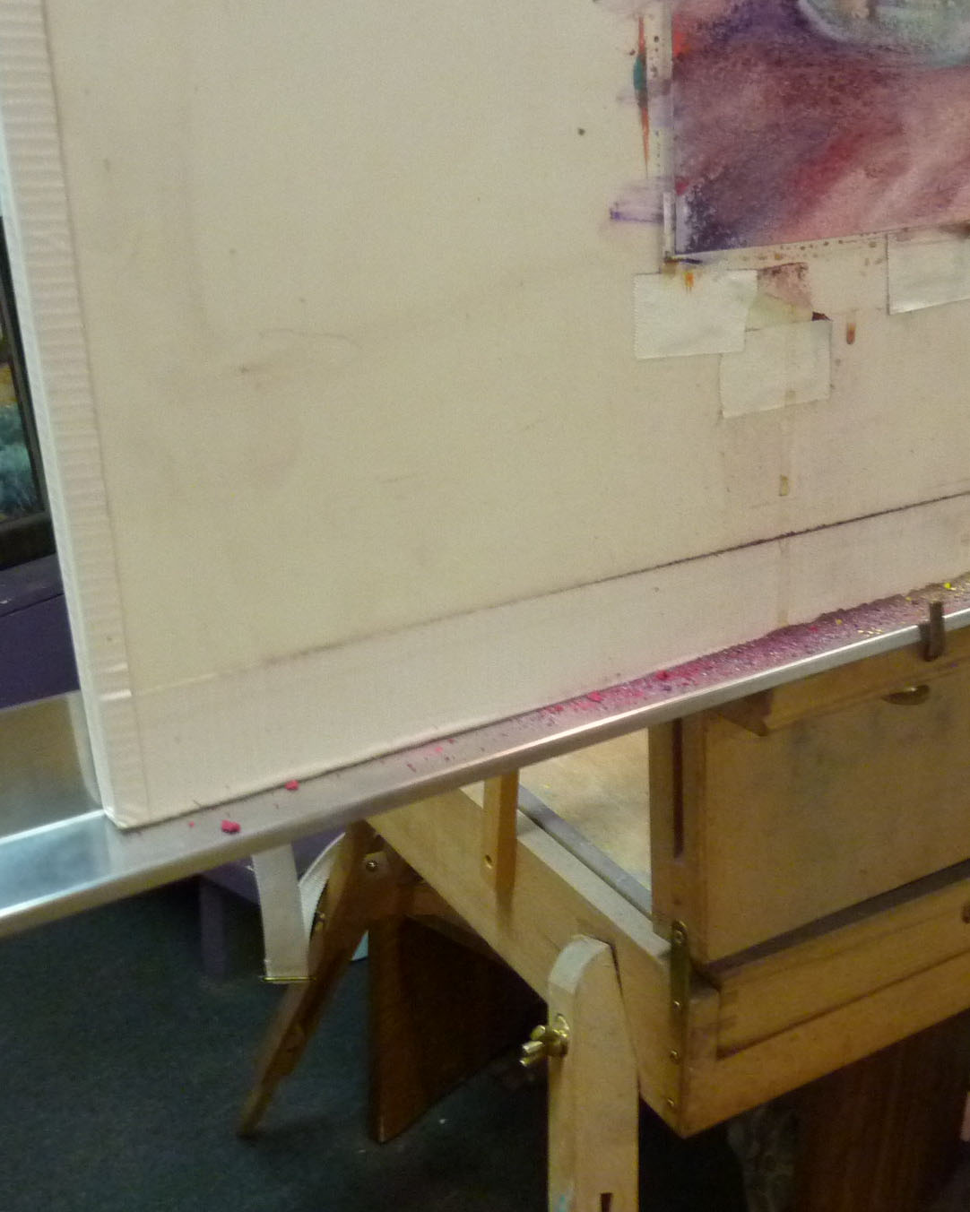 Painting My World: A Tip For Controlling Pastel Dust