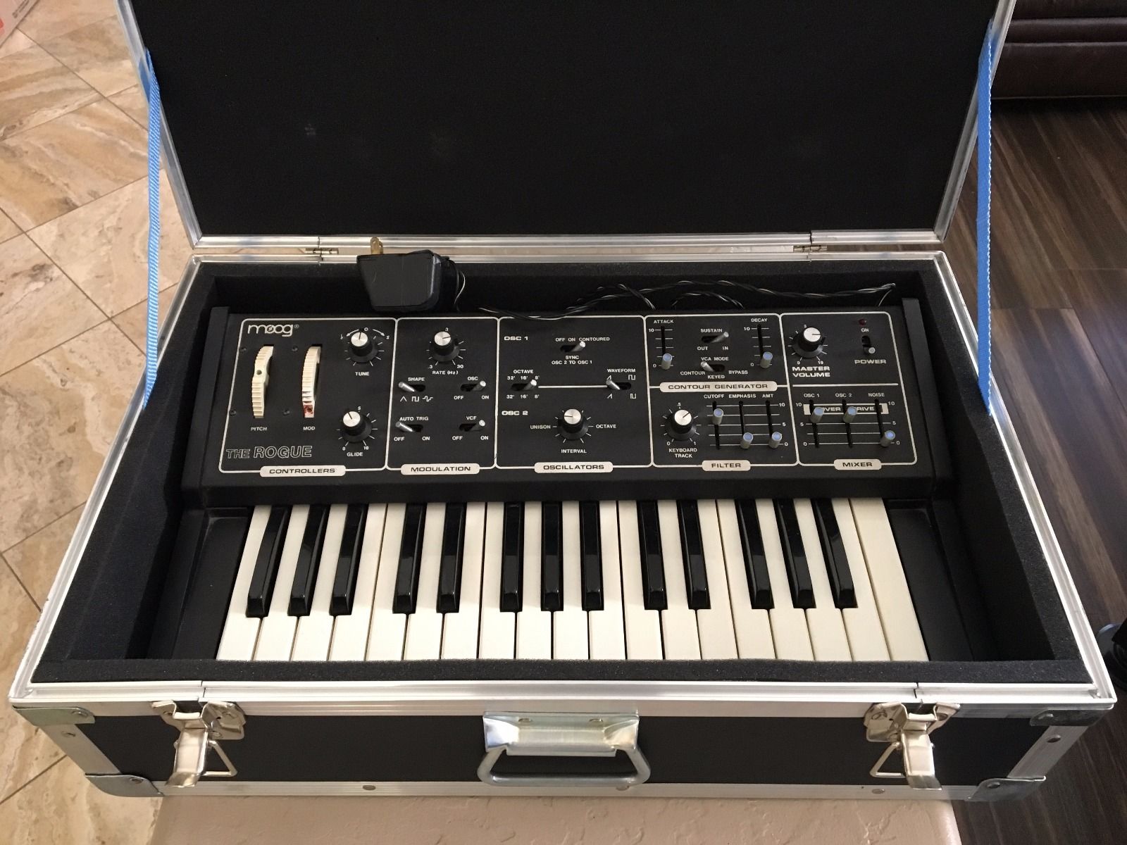 MATRIXSYNTH: Vintage Moog The Rogue Analog Mono Synthesizer w/custom ...