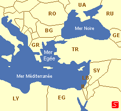 L'une des branches de la Méditerranée ~ Les mers et des océans