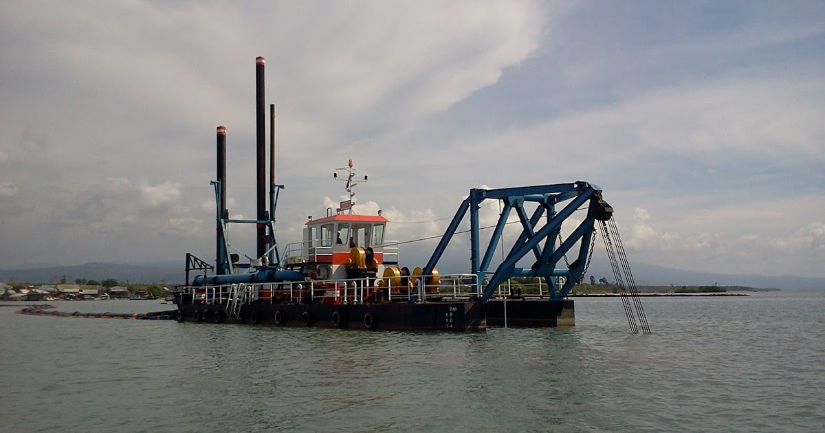 HAMSON cutter suction DREDGE builder DREDGE pengerukan winch steering ...