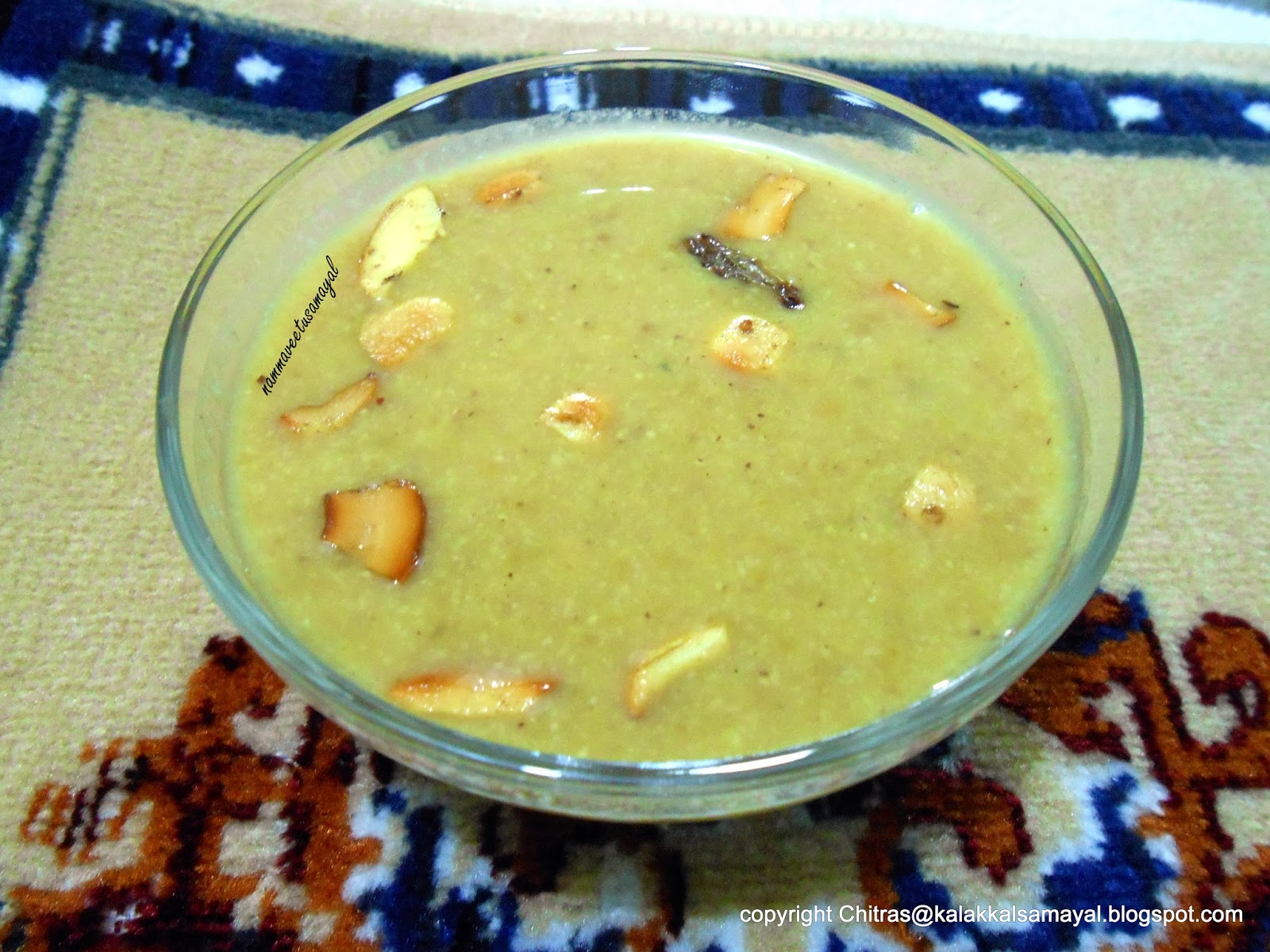 kalakkalsamayal: Paruppu Payasam