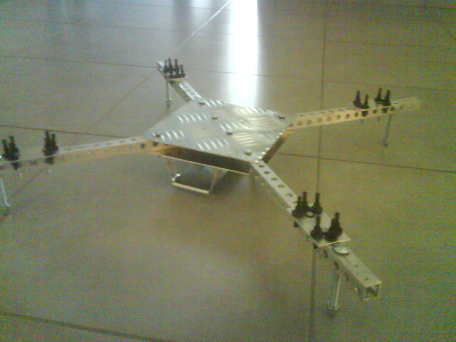 QuadroCopter: New Quad X-frame