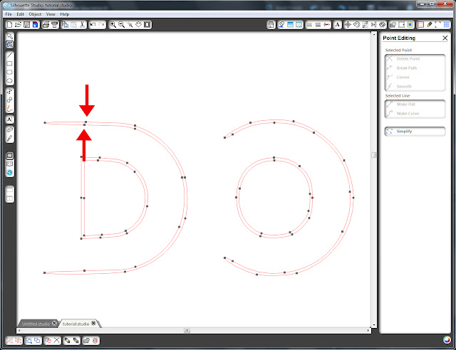 The Picinic Basket: Tutorial - Lifted Letters on a Silhouette