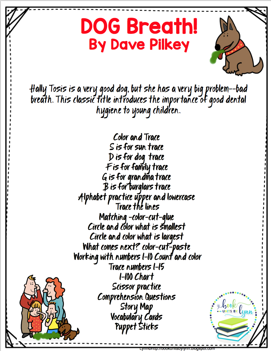 DOG BREATH! ~ Book Units by Lynn