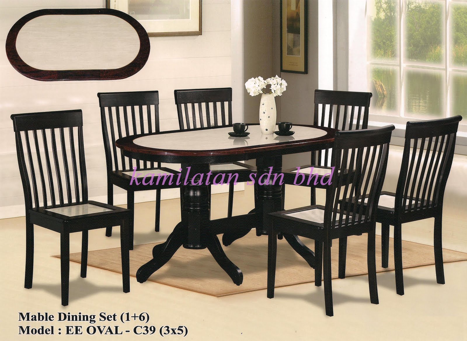 Perabot Kamilatan: Set Meja Makan