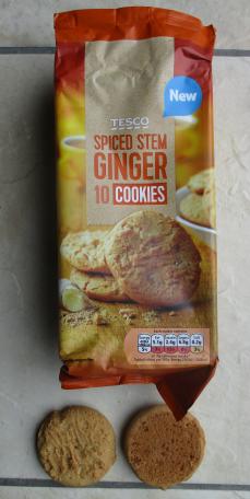 Rooksmoor's Tablets of Lead: Biscuit Blog:Tesco Spiced Stem Ginger Cookies