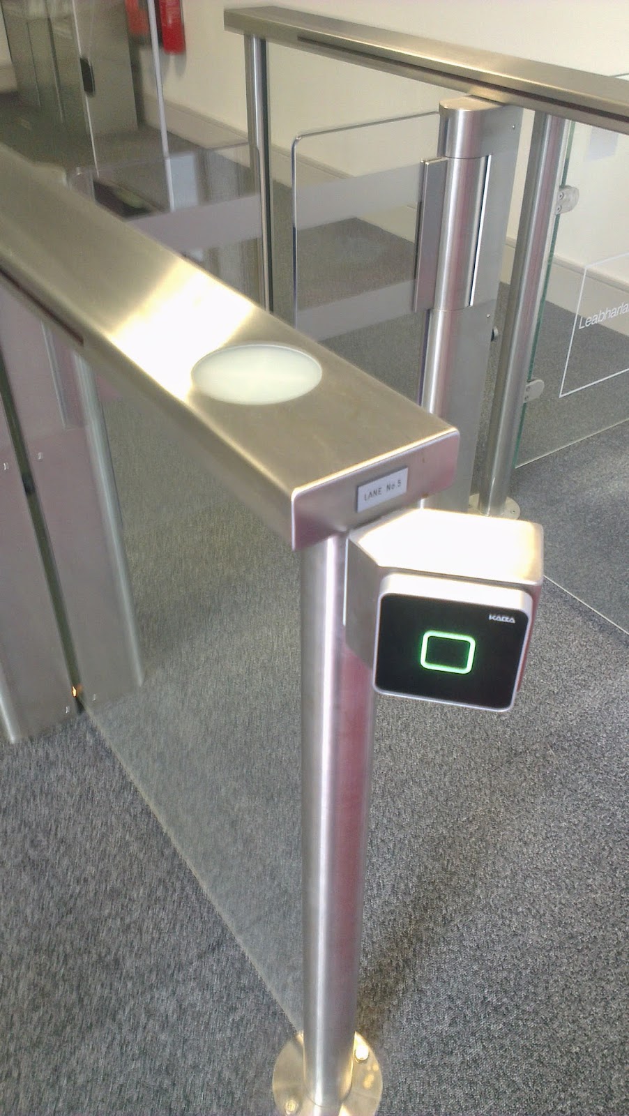 New Access Control System in Operation at the Library