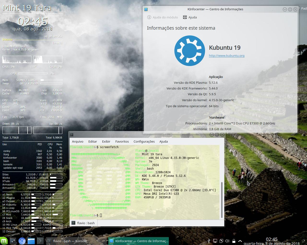Byteria: KDE Plasma no Linux Mint 19 “Tara”
