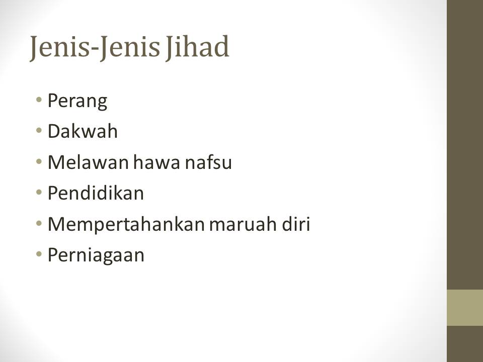 NoTa PISMP KS /:~...: TITAS : Konsep Jihad