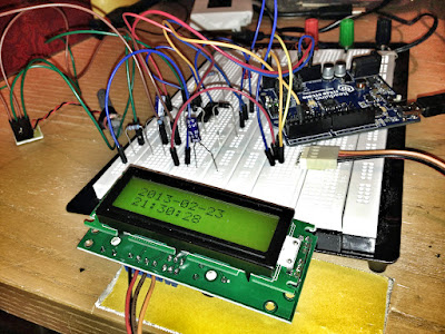 THD Arduino Projekte: Arduino DCF77 mit GLCD 128x64 Display