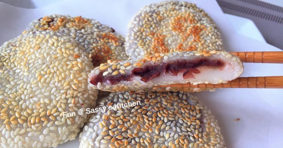 Plate & Palate: Pan-fried rice cake with red bean paste by Angela Seah ...