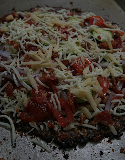 This Stitcher's Gotta Eat!!!! PURPLE Cauliflower Pizza Crust Recipe