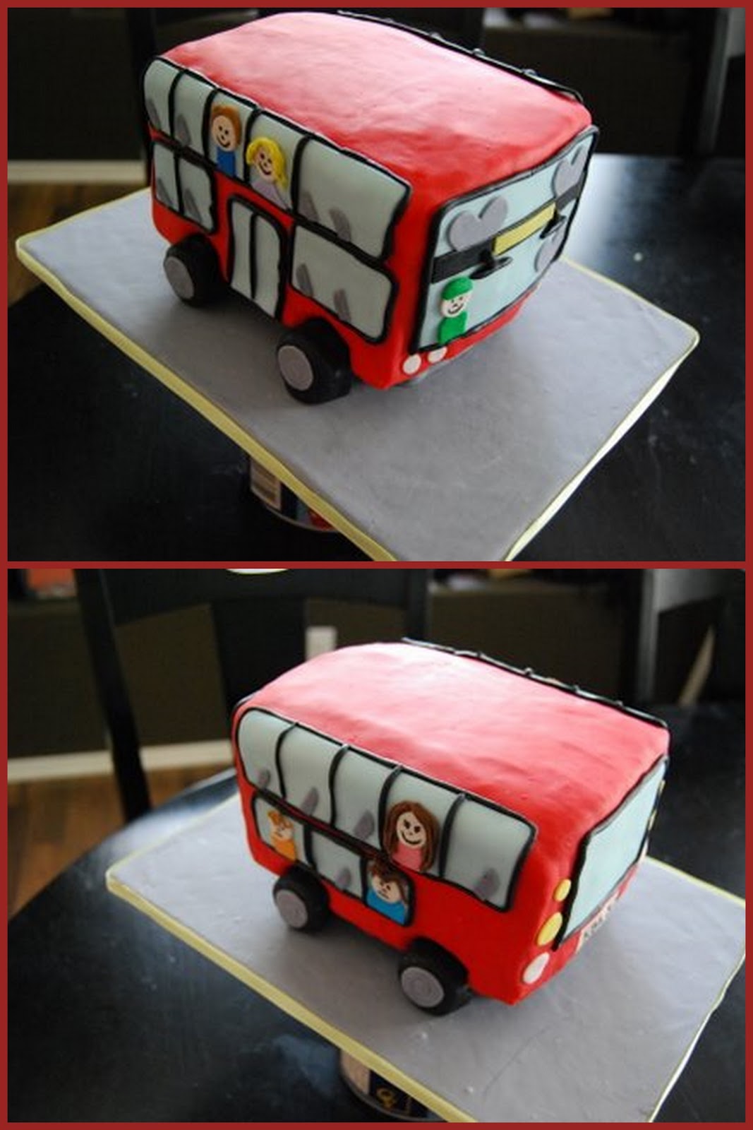 Beansy Loves Cake: Double-decker Bus Cake