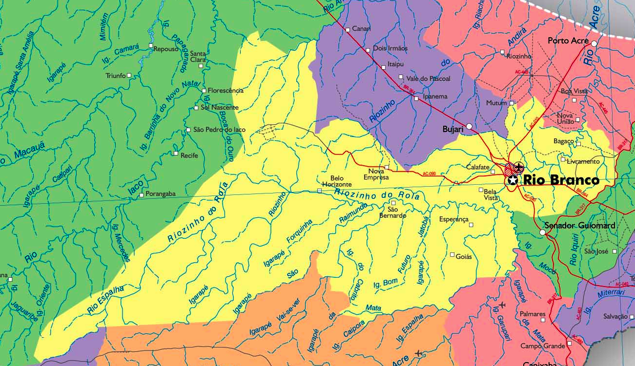 Mapa de Rio Branco | Acre - Doc Sports™