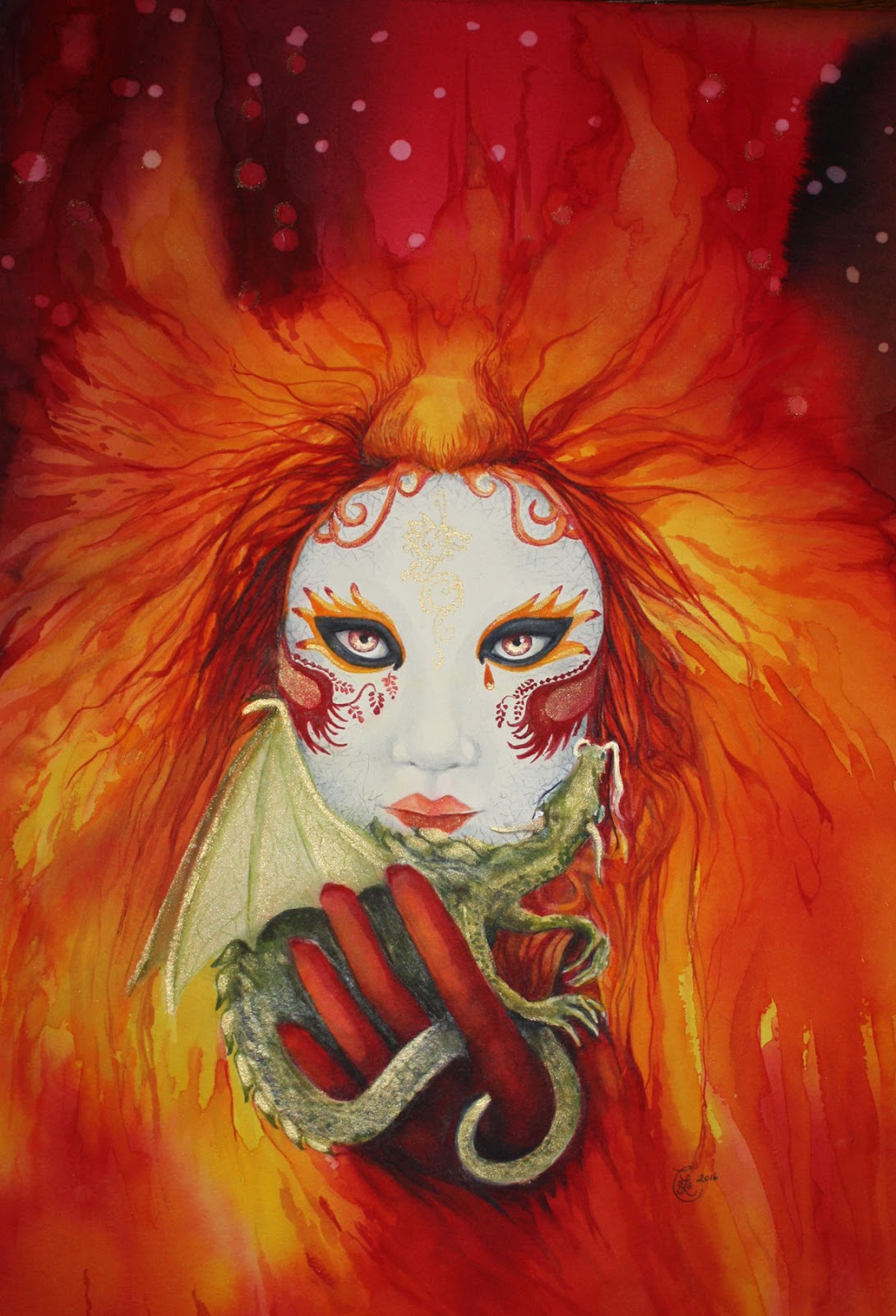 Duane's PoeTree: Sherry Cummings paints