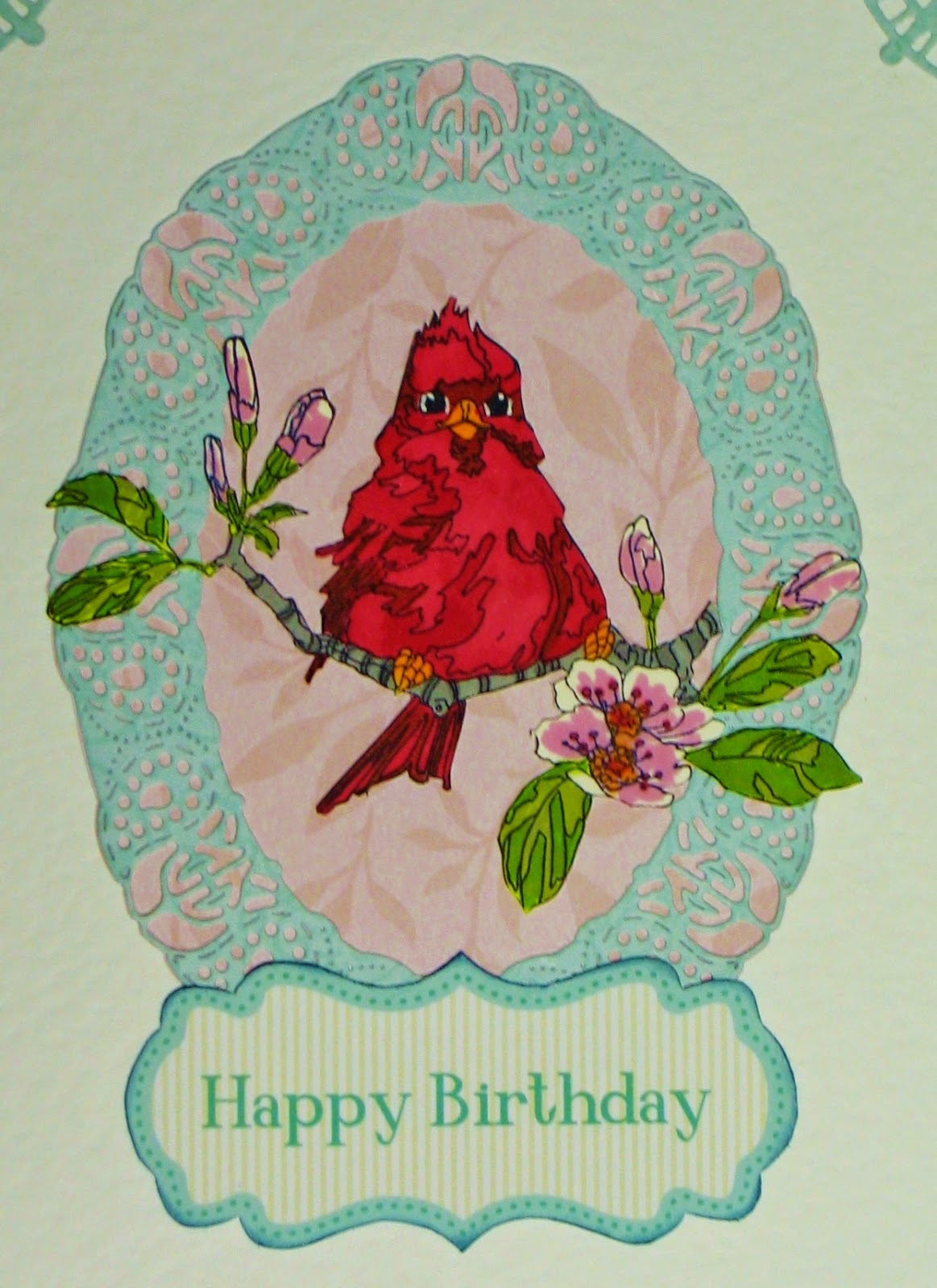 Crafty Nomad: Red Cardinal Birthday