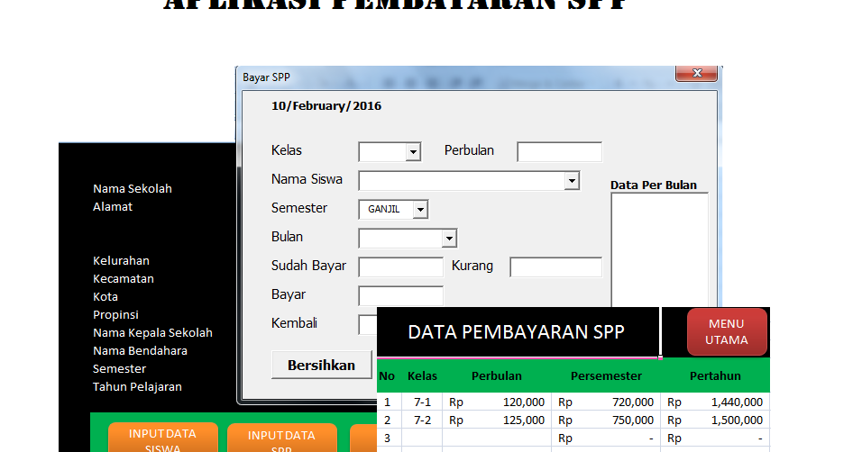 Aplikasi SPP Sekolah Gratis Terbaru | Perangkat Guru