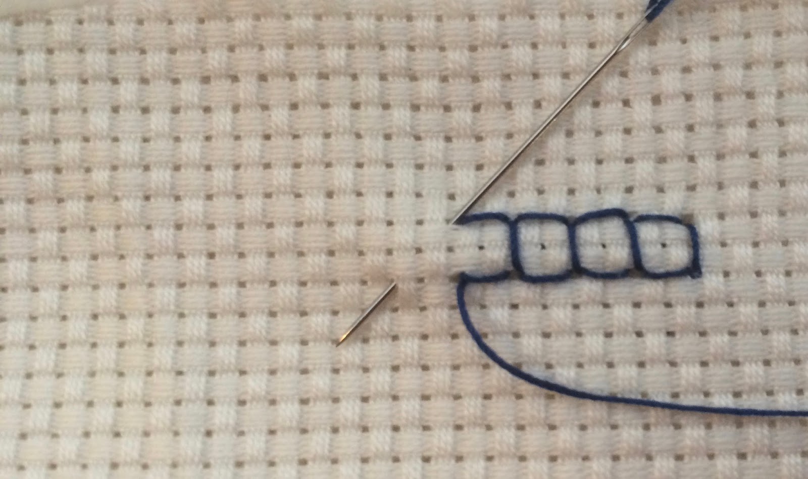 Queenie's Needlework: Sunday Stitch School - Revision: Stitches 6 - 10