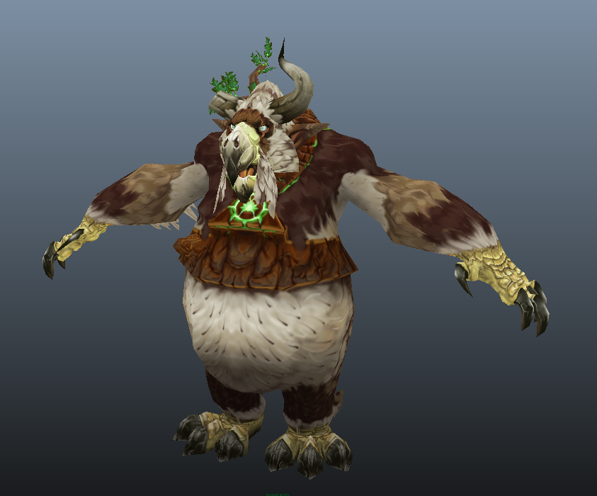Nate Healy Art: The Moonkin is in Maya!