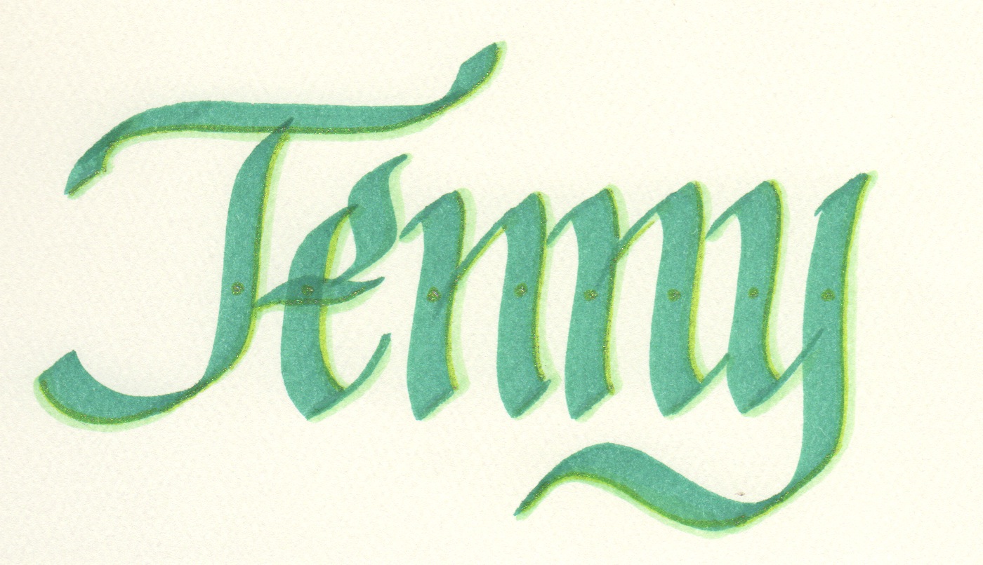 A Place To Flourish: Calligraphy Flourish Good Friday