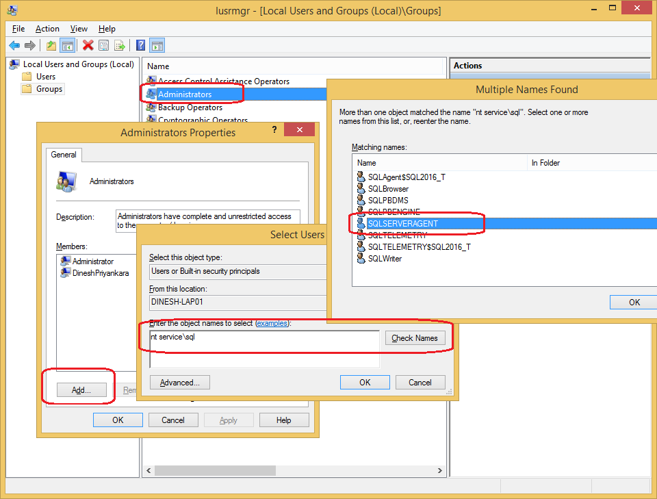 Dinesh's Blog :::: Being Compiled ::::: How to find NT Service ... Dinesh's Blog :::: Being Compiled ::::: How to find NT Service ...