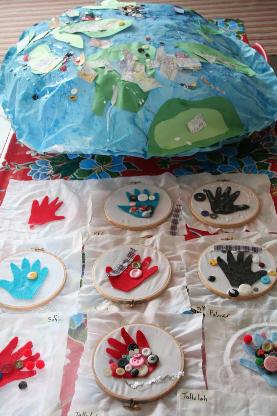 Pixie Hall Alternative Preschool: "We've got the whole world in our hands!"