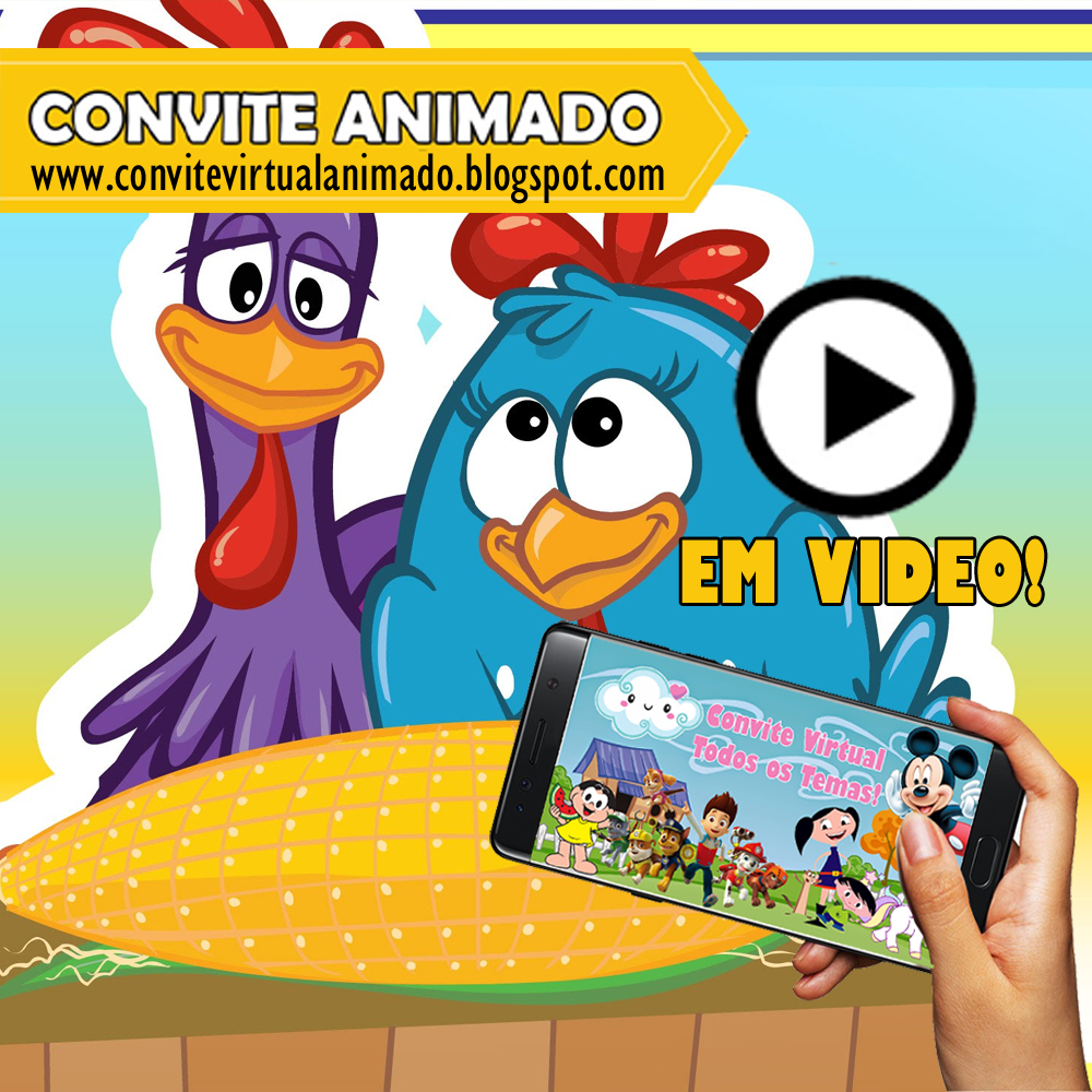 Convite Animado - Convite Virtual - Convite Digital ~ Convite Virtual ...