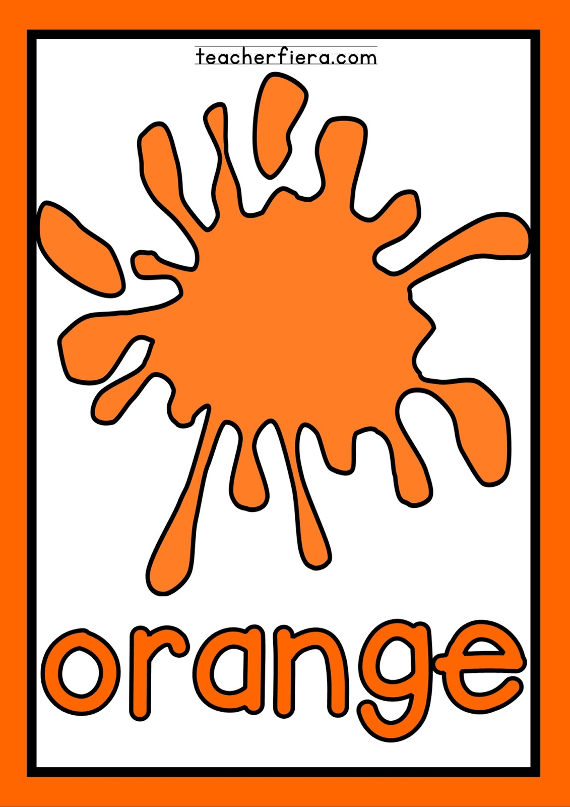 teacherfiera.com: COLOURS (FLASHCARDS & WORKSHEETS)