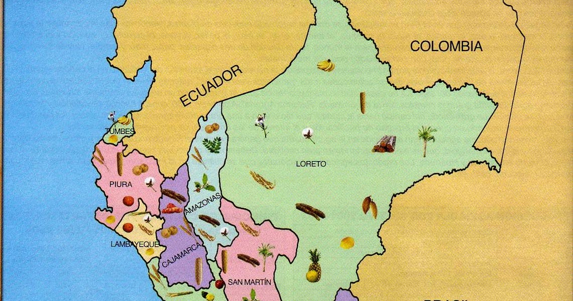 PARA MIS TAREAS: MAPA AGRICOLA DEL PERÚ