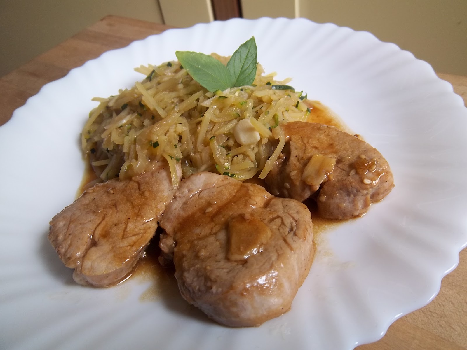 Jessy's Kitchen: Filet pur de Porc, julienne de pommes de terre et ...