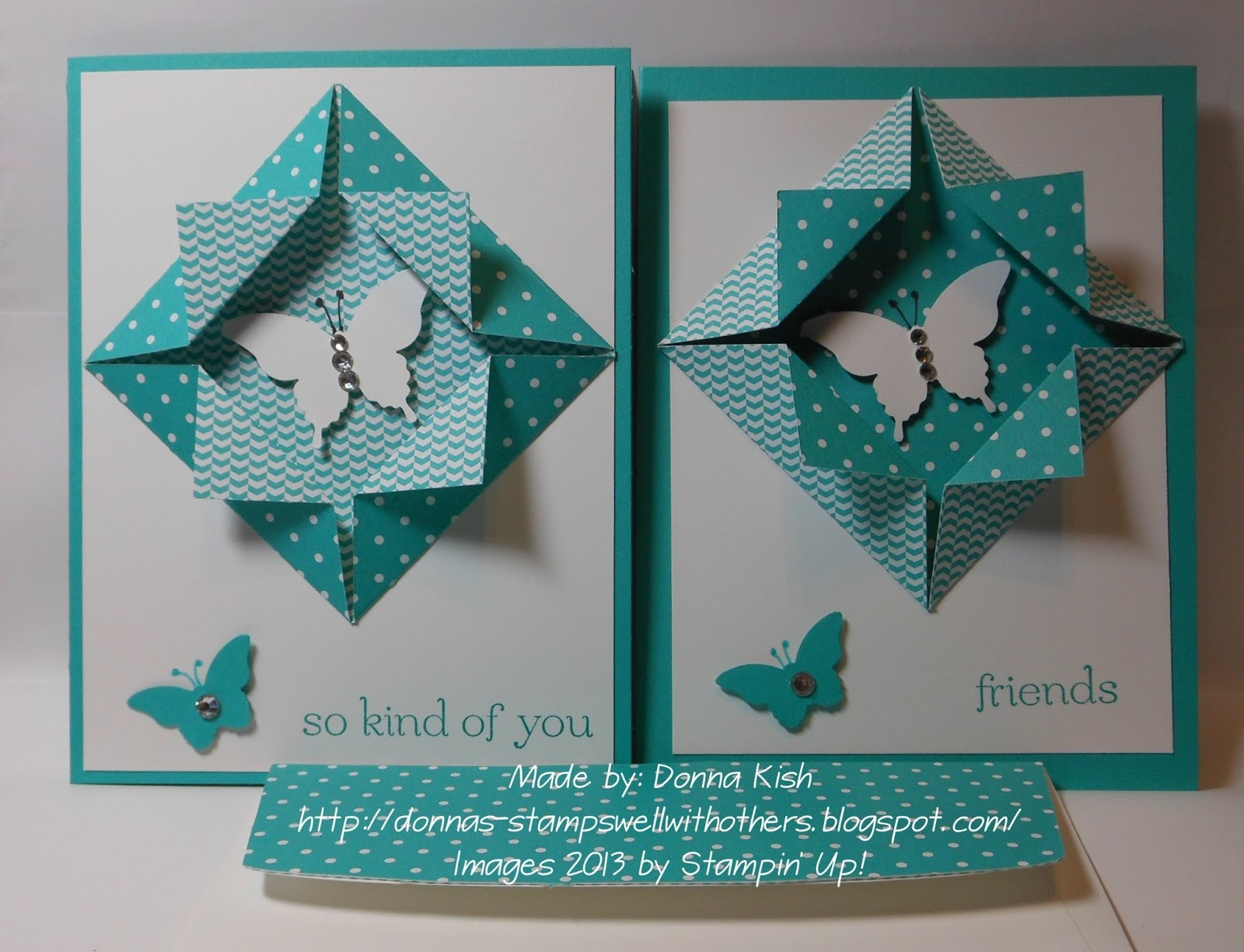 Stamps Well With Others: Folded Frame Cards