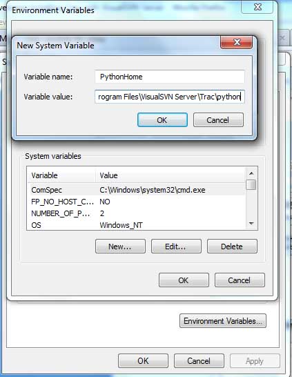Easy Install Trac with VisualSvn Server on Windows 7